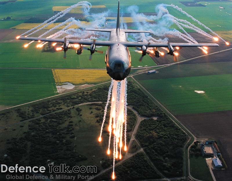 Ac 130 Flares Wallpaper