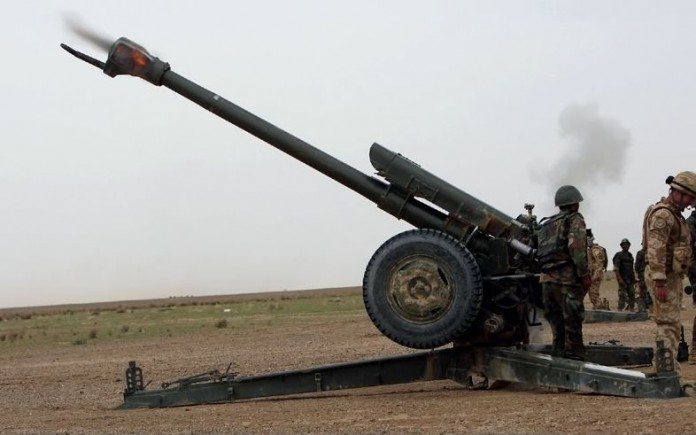 Live-fire exercise demonstrates Afghan artillery school's capabilities ...
