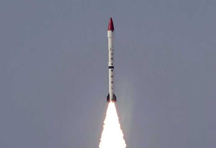 Pakistan conducts first flight test of Ababeel surface-to-surface ...