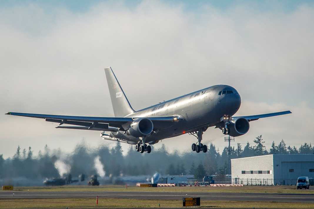 Boeing KC-46A Tanker for U.S. Air Force Completes First Flight ...