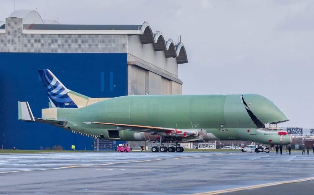 First Beluga XL Transporter Rolls Off Assembly Line | DefenceTalk