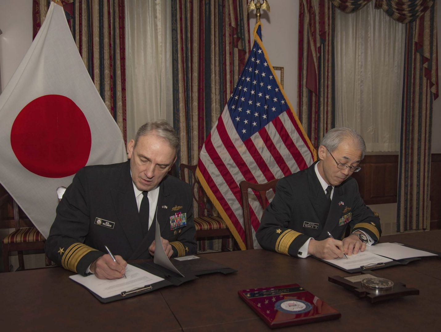 US Navy, Japan Maritime Defense Force Sign Logistics Interoperability ...